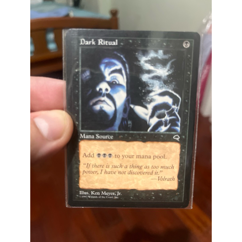 การ์ด MTG Dark Ritual Black Magic the gathering EDH สภาพ Ex | Shopee ...