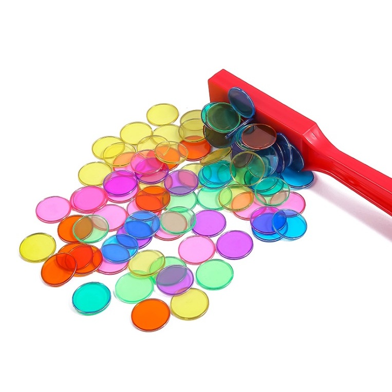 Montessori Magnetic Stick - Transparent Coin Disc แท่งแม่เหล็ก เหรียญ ...