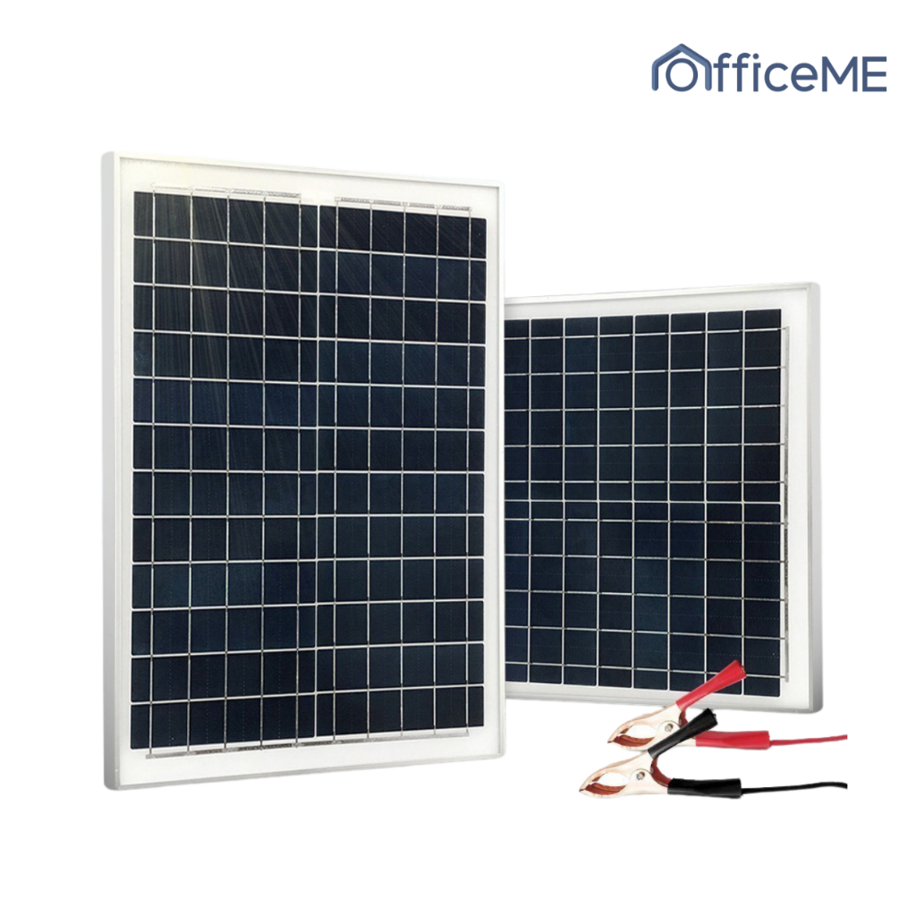 แผงโซล่าเซลล์ Solar 10W 20W 30W 40W 50W 60W 70W 18V เลือกได้ตามชุด ...
