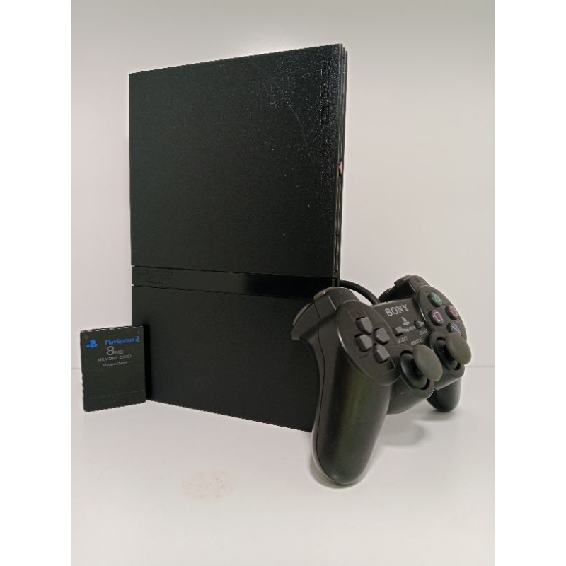 เครื่องเกมส์ Ps2 รุ่น 70006 ครบชุด - Playstation 2 Slim Console : Model ...