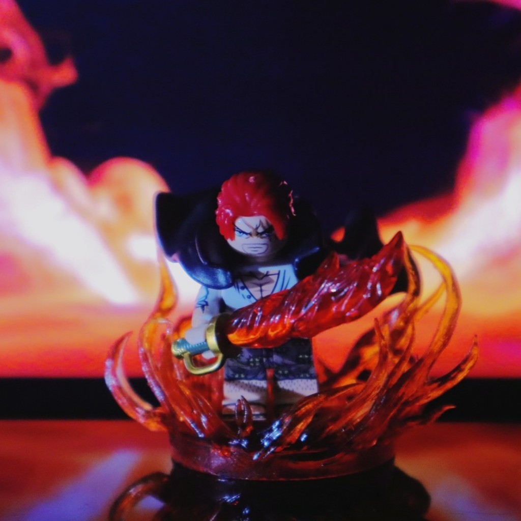 ฐานเอฟเฟคสีแดง ใช้ได้กับหลายตัวละคร วันพีซ เลโก้ One Piece แชงค์ส Red ...