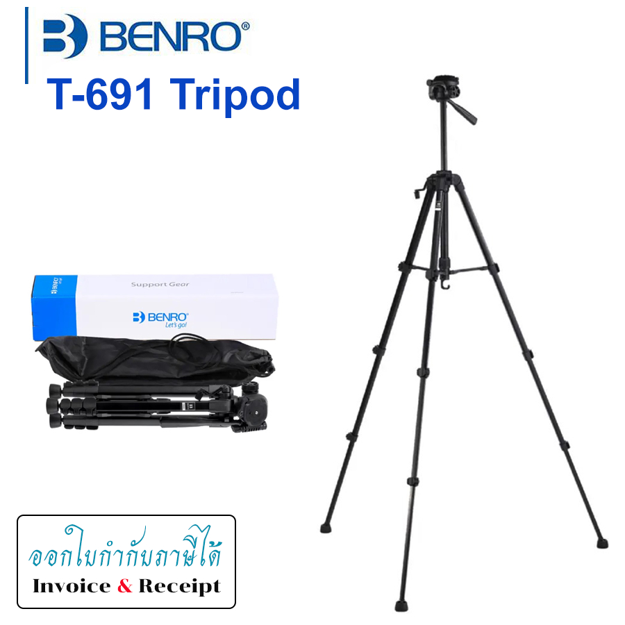 Benro Tripod T691 ขาตั้งหัวเเพลนเหมาะสำหรับถ่ายวีดีโอ | Shopee Thailand