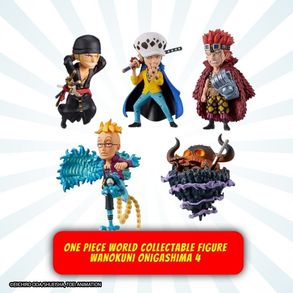 Bandai(บันได) BANPRESTO WCF SET-5-ONE PIECE WORLD COLLECTABLE FIGURE -WANOKUNI ONIGASHIMA 4- SET ...