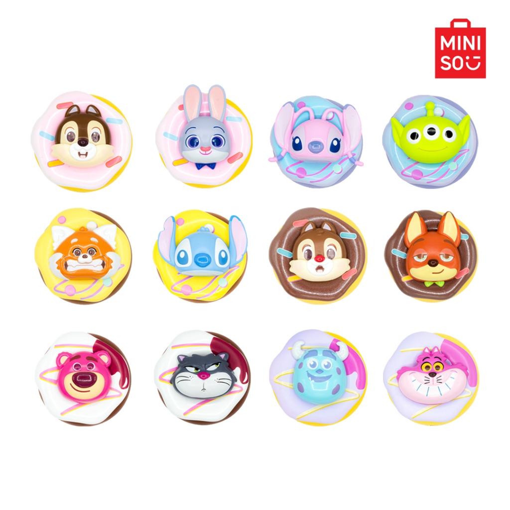 MINISO กล่องฟิกเกอร์โมเดล Disney Collection Donut Figure | Shopee Thailand