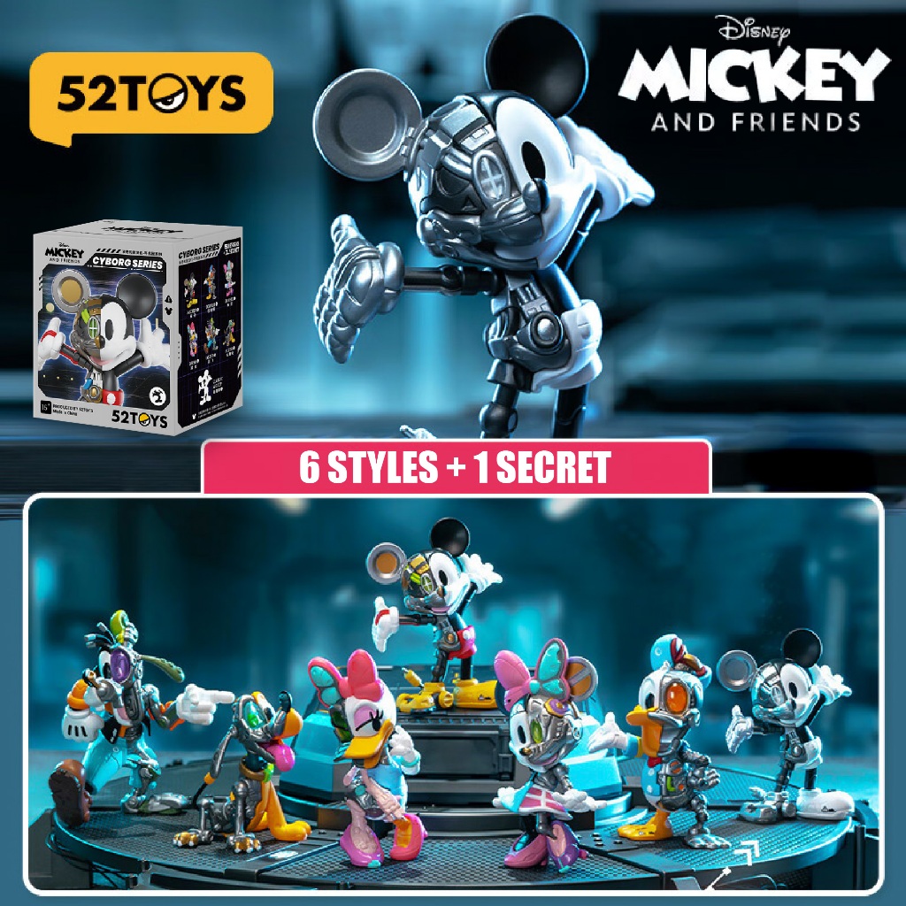 52TOYS Disney Mickey and Friends Cyborg series Blind Box Figure กล่อง ...