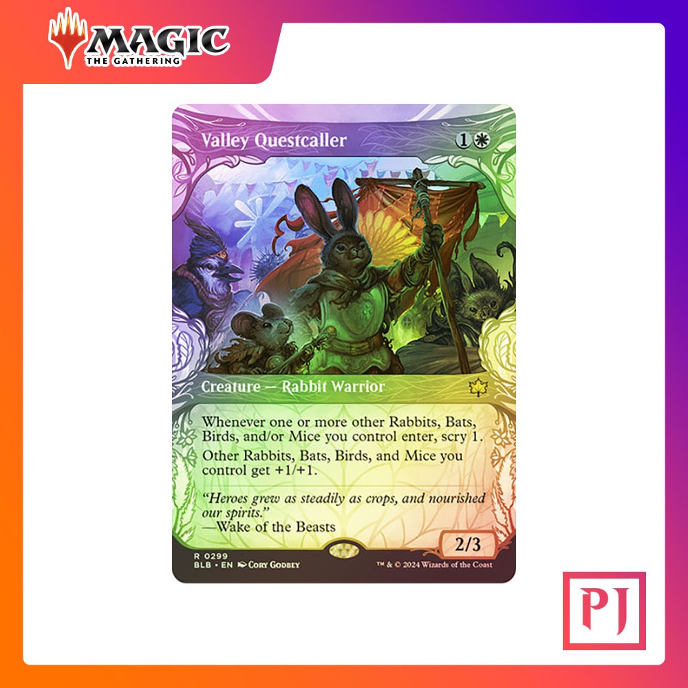[MTG] Valley Questcaller (Showcase) [BLB] [WHITE] [RARE] [FOIL] [ENG] (การ์ดเมจิค / Magic the ...