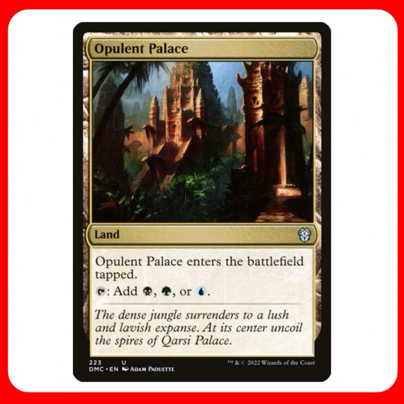 [MTG] Opulent Palace [DMC] [LAND] [UNCOM] [NORMAL] [ENG] (การ์ดเมจิค ...
