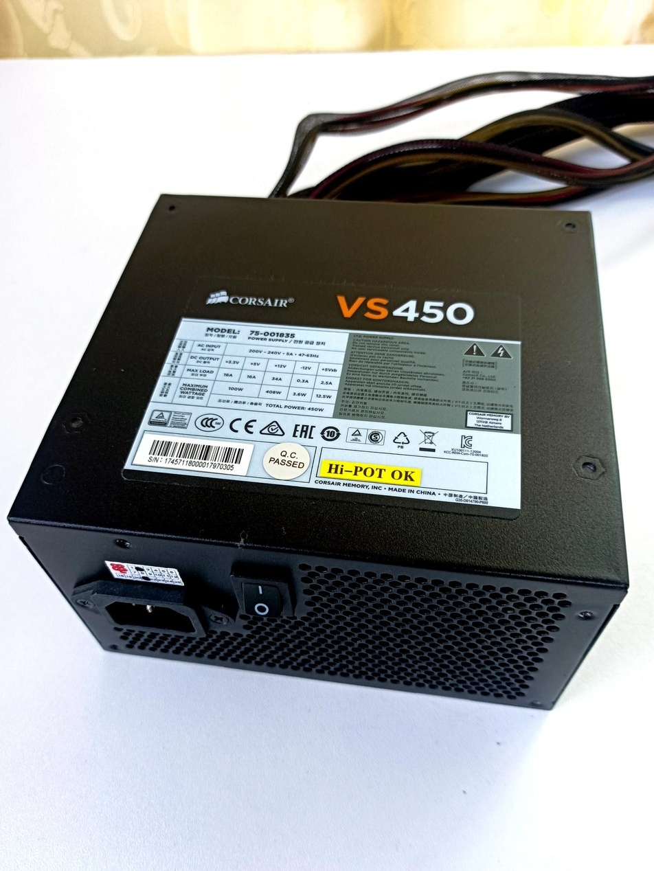Power Supply PSU Corsair VS450 | Shopee Thailand