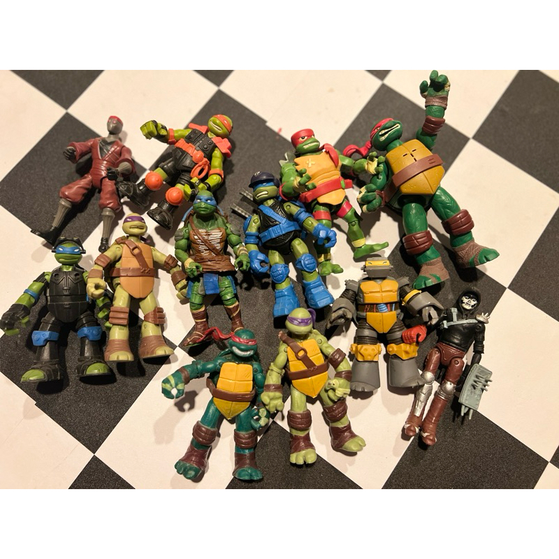VIACOM ~ TEENAGE MUTANT NINJA TURTLES FIGURE 5“ โมเดล จุดขยับ เต่านินจา ...