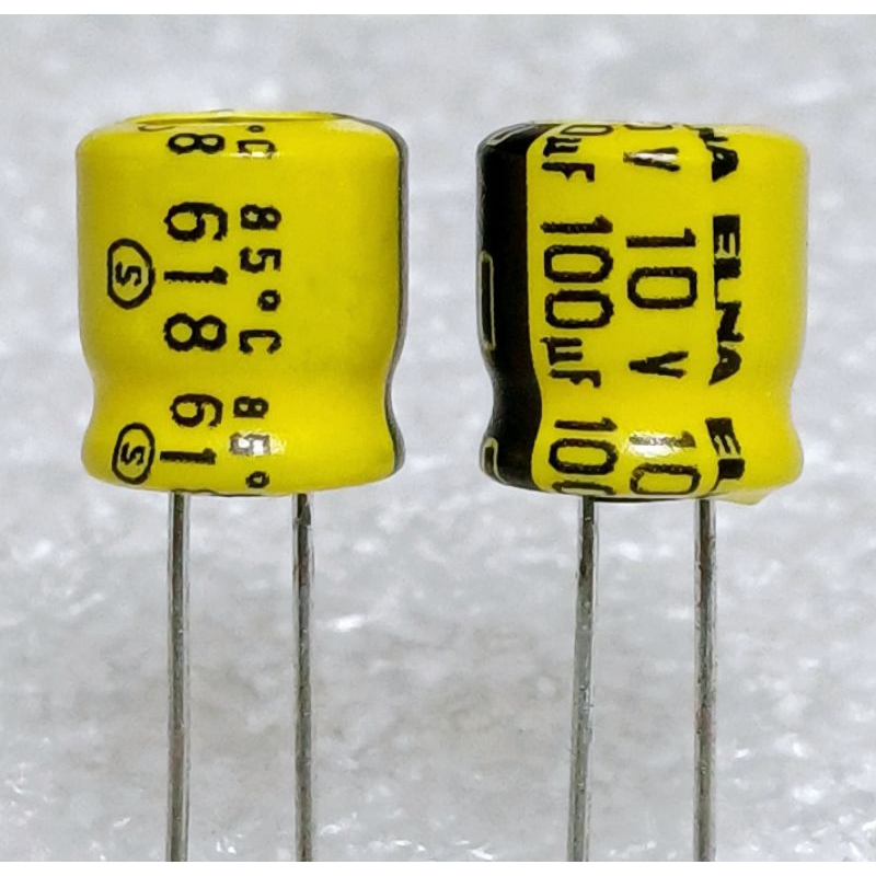 Elna RC2 100uf 10v (ราคา10ตัว) Capacitor ตัวเก็บประจุ คาปาซิเตอร์ | Shopee Thailand