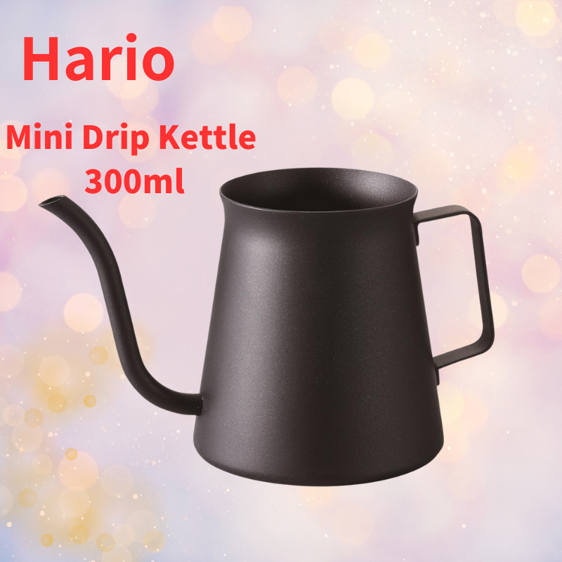HARIO Mini Drip Kettle - Kakudani Model 300ml Matte Black KDK-300-MB หยดมือ กาต้มน้ำ Coffee กาแฟ ...