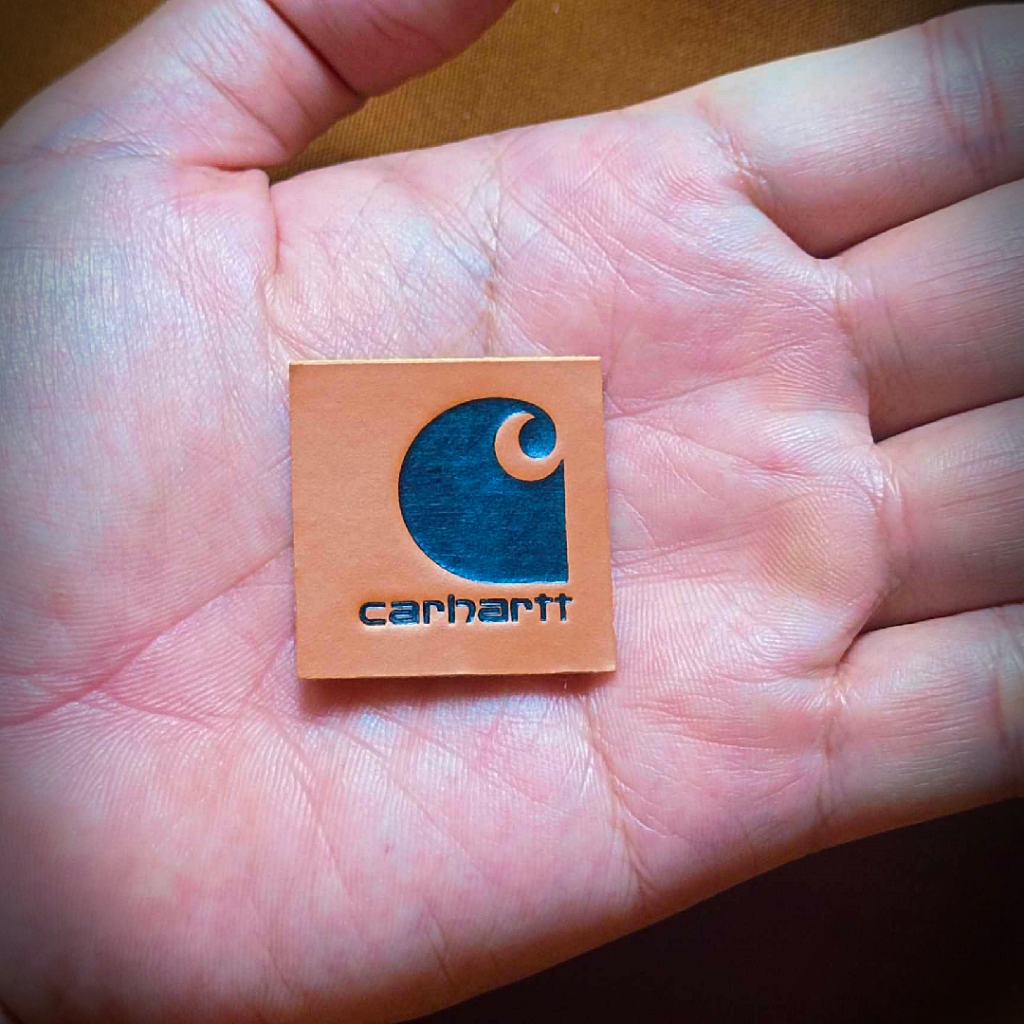 Carhartt tag ป้ายหนังเทียม แท้ โรงงาน ของใหม่ | Shopee Thailand