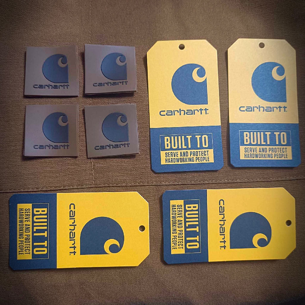 Carhartt tag ป้ายยาง + ป้ายห้อย แท้ โรงงาน ของใหม่ | Shopee Thailand