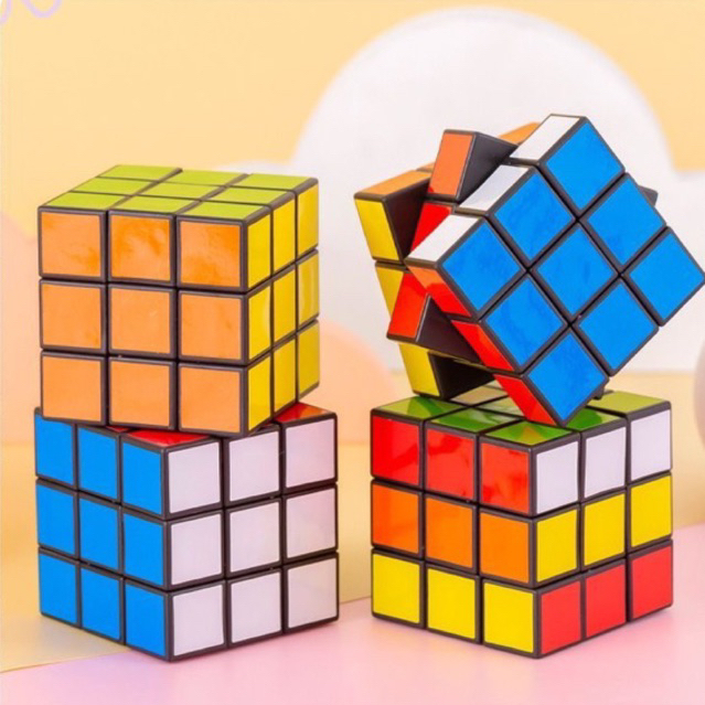 รูบิค 6.2x6.2x6.2 แบบเคลือบสี ของเล่นฝึกสมอง Rubik's Cube ของเล่นเด็ก ...