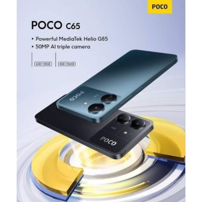 [แท้] POCO C65 จอ 6.74 นิ้ว Helio G85 Octa Core แบต 6000 mAh ราคาเบาๆ ...