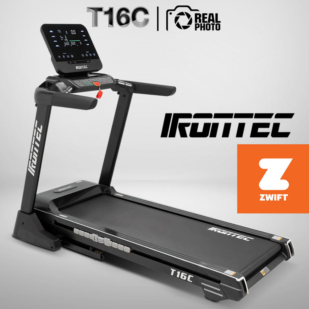 [ใส่โค้ด IRON1200S ลด 1200] ลู่วิ่งไฟฟ้า IRONTEC รุ่น T16C | Shopee Thailand