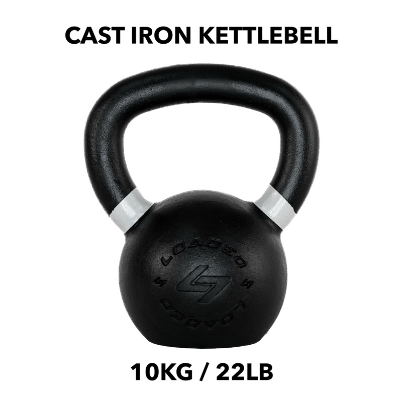 CAST IRON KETTLEBELL (เหล็กหล่อ) เกรดสุงสุด 10KG / 22LB | Shopee Thailand