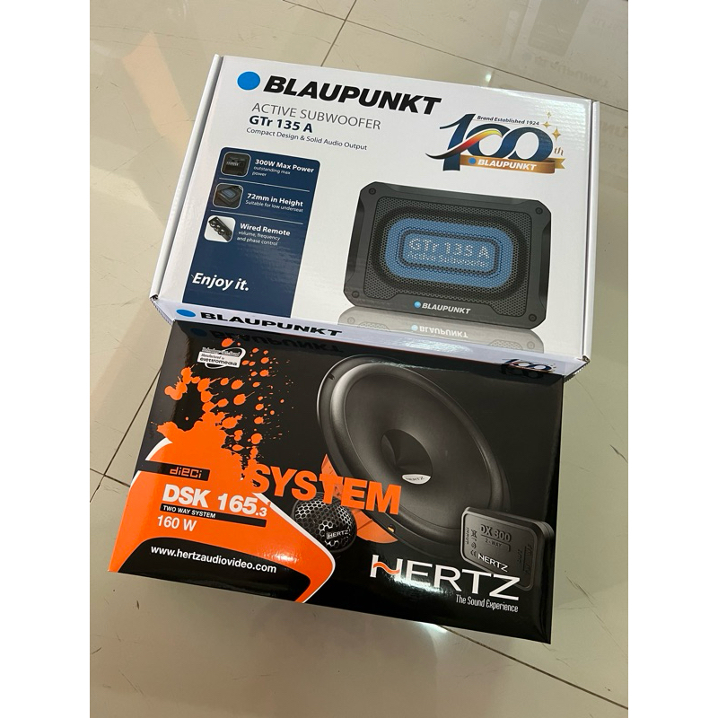 ชุดละ 6579บาท BLAUPUNKT กับ HERTZ SUBBOX กับ 6.5“แยกชิ้น ติดรถยนต์ ตามรูป | Shopee Thailand
