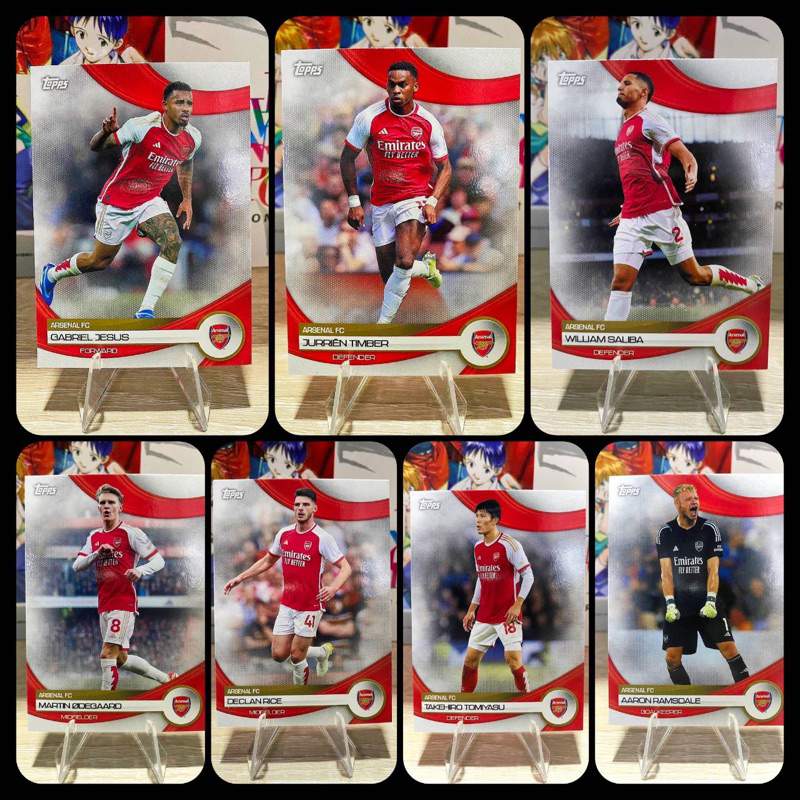 (รวมการ์ดฟุตบอลเบส)2023-24 Topps Arsenal Team Set | Shopee Thailand