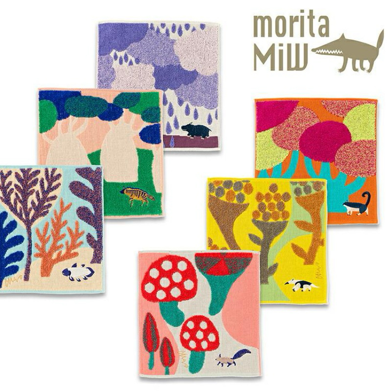 พร้อมส่ง !! morita MiW ผ้าอเนกประสงค์ cotton 100% 25*25 cm. | Shopee Thailand