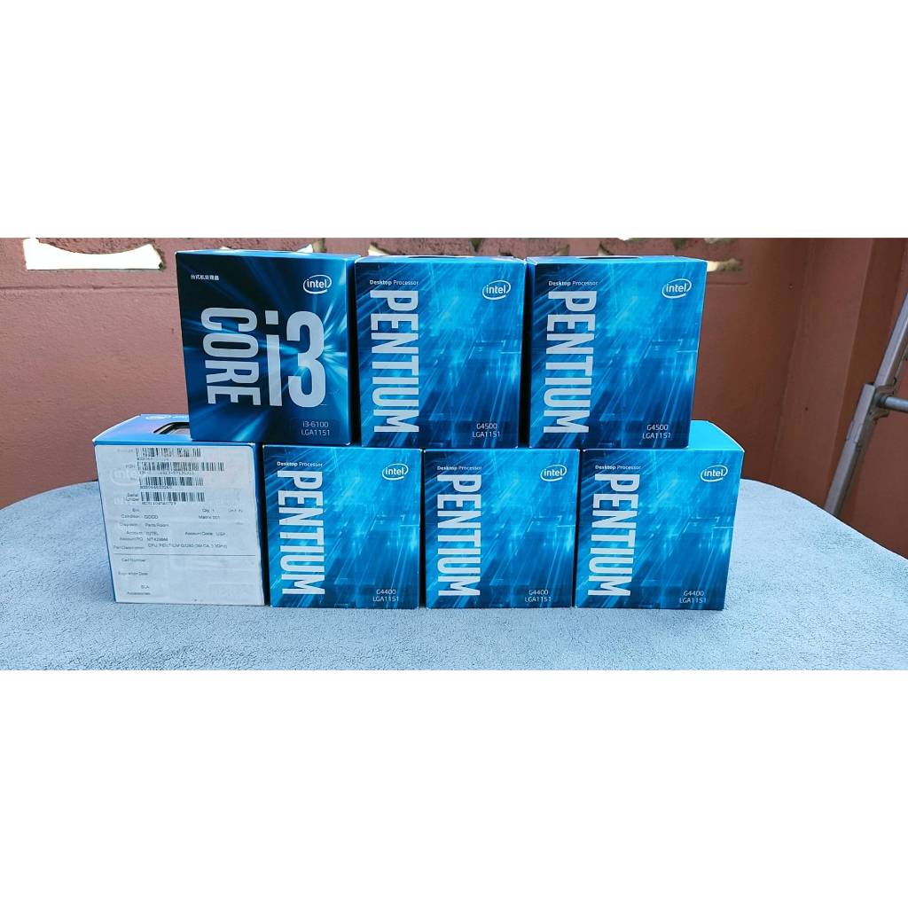 CPU intel G3260 Socket 1150 / G 4400 / G 4500 / i3 6100 / Socket 1151 ...