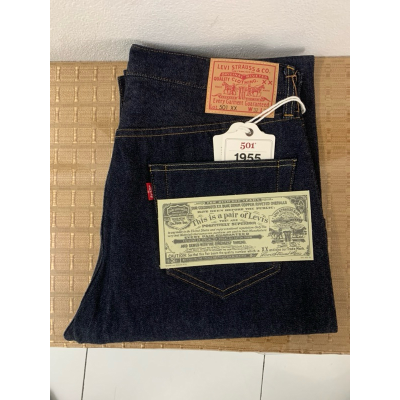 Levi’s 501xx bigE ริมแดง LVC 1955 made in Japan size 32/34 | Shopee ...