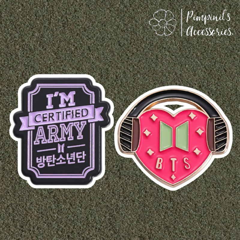 ร้านในไทยพร้อมส่ง : เข็มกลัดเซ็ทศิลปินวง BTS และแฟนคลับอาร์มี่ | BTS ...