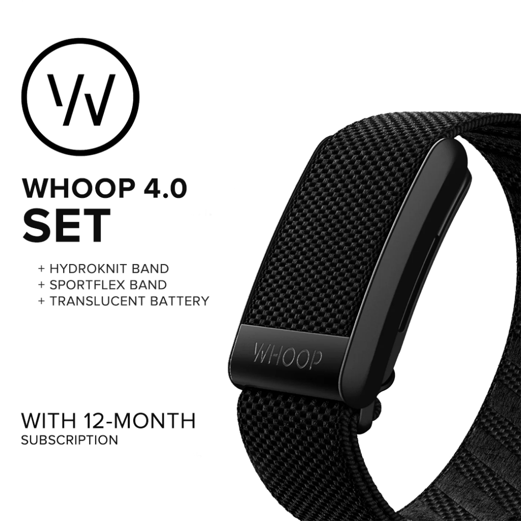 WHOOP 4.0 ONYX (Pro Set) 12 Month Subscription พร้อมเลือกสายสำรอง 2 ชิ้น | Shopee Thailand