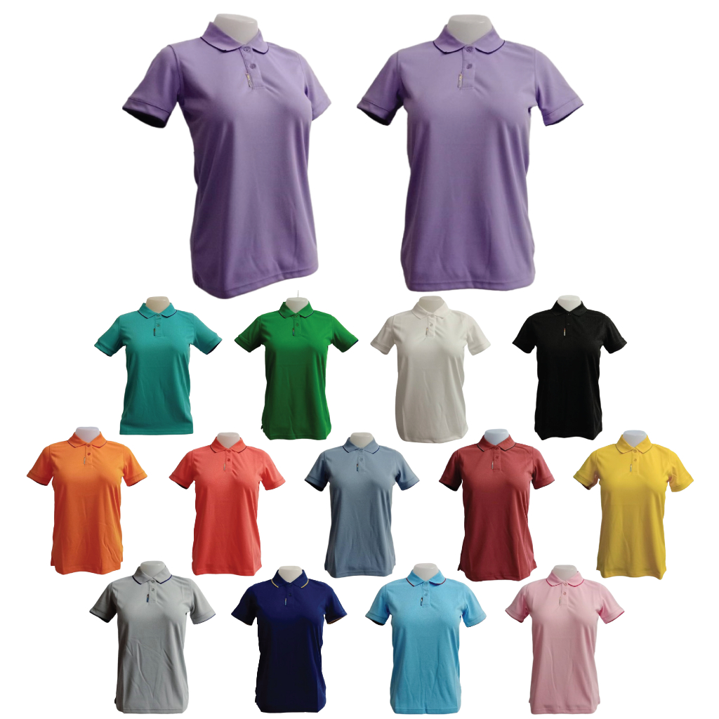 Bcs sport (บีซีเอส สปอร์ต) เสื้อโปโล BCS SPORT รหัส P004W เสื้อโปโลหญิง ...
