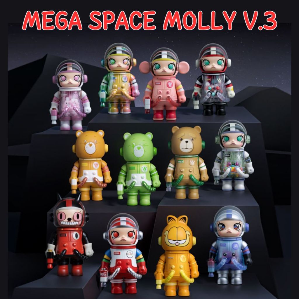 🌈พร้อมส่ง🌈 MEGA Space Molly Version 3 Popmart แบบระบุตัว ของใหม่ ของแท้ ...