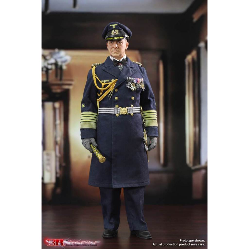 **3R GM650 1/6 WWII German Gross admiral - Erich Raeder | Shopee Thailand