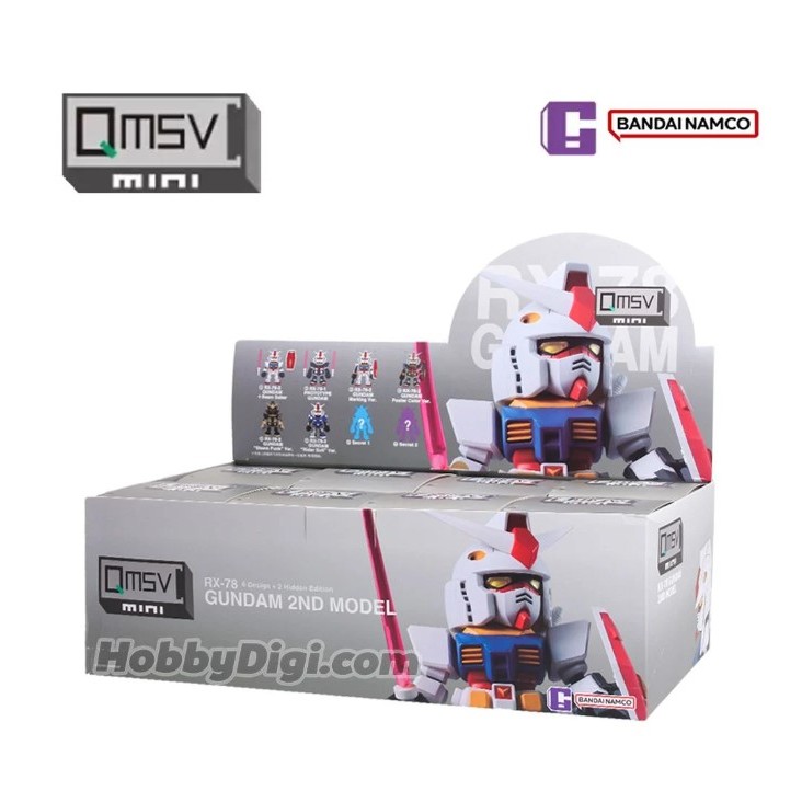 ★ พร้อมส่งในไทย ★ QMSV-Mini RX-78 GUNDAM 2ND MODEL Series กล่องสุ่มลุ้น ...