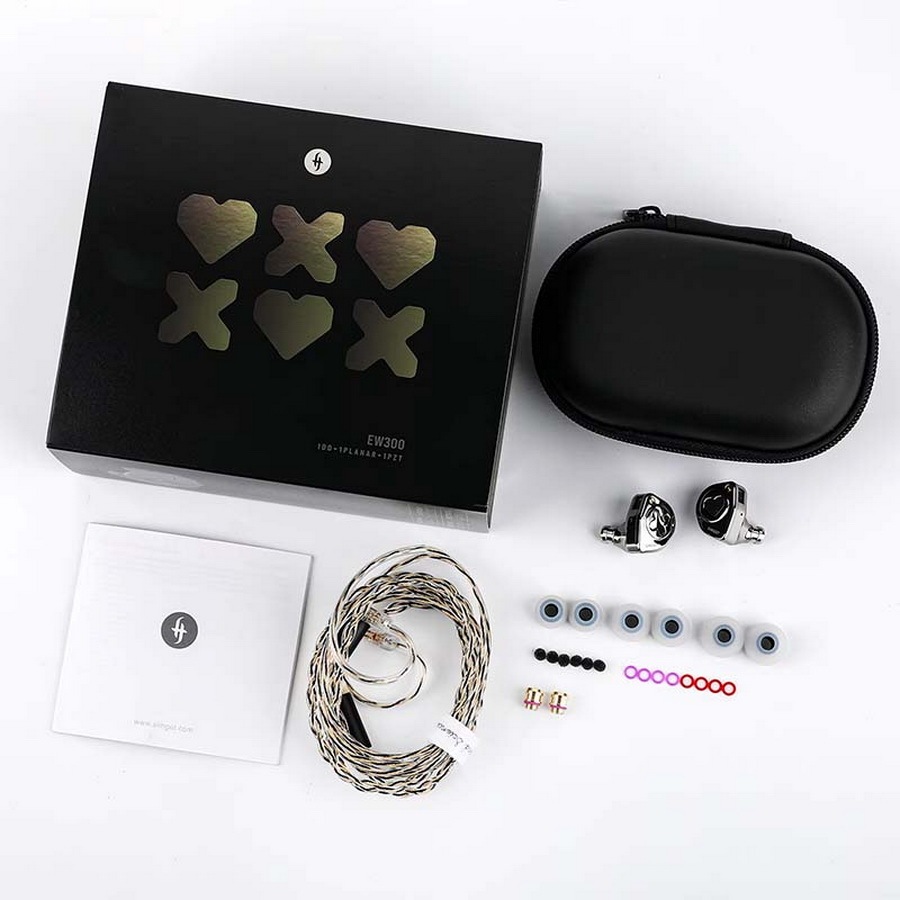 Simgot EW300 หูฟัง IEMs 3 ไดร์เวอร์ 1DD+1Planar+1PZT เปลี่ยนท่อนำเสียง ...