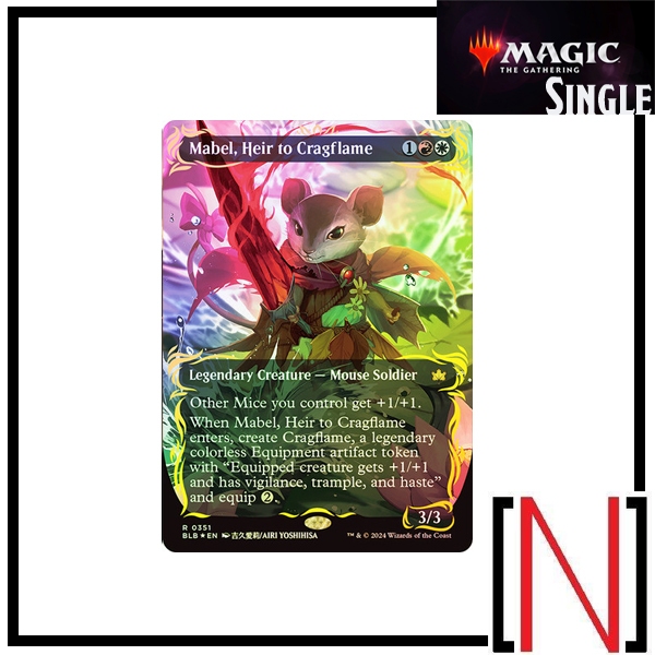 [MTG][Single][BLC] Mabel, Heir to Cragflame ระดับ Rare รูปแบบ Raised ...