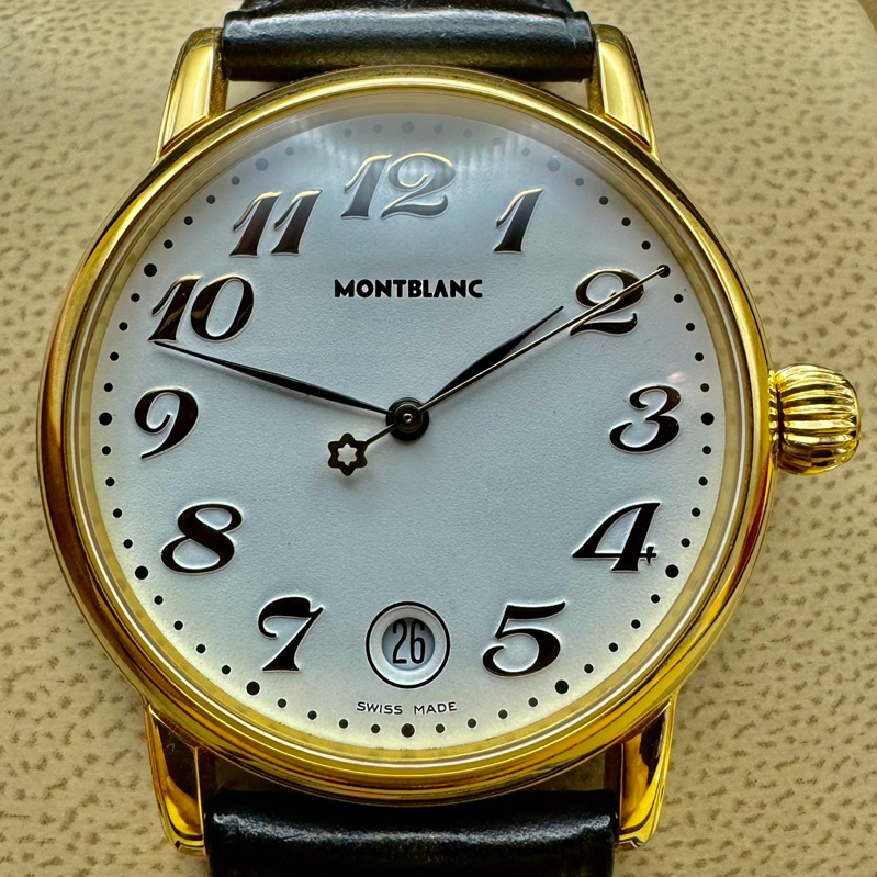 Montblanc Meisterstuck Gold-Plated Men's Watch Model 7002 Serial No ...
