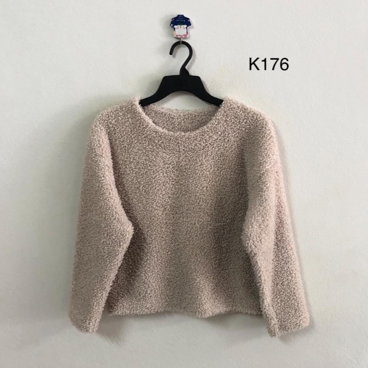 S(ญ) เสื้อสเวตเตอร์ผ้าเหมือนขนแกะ (K176) แบรนด์ uniqlo ยูนิโคล่ Boa Fleece | Shopee Thailand