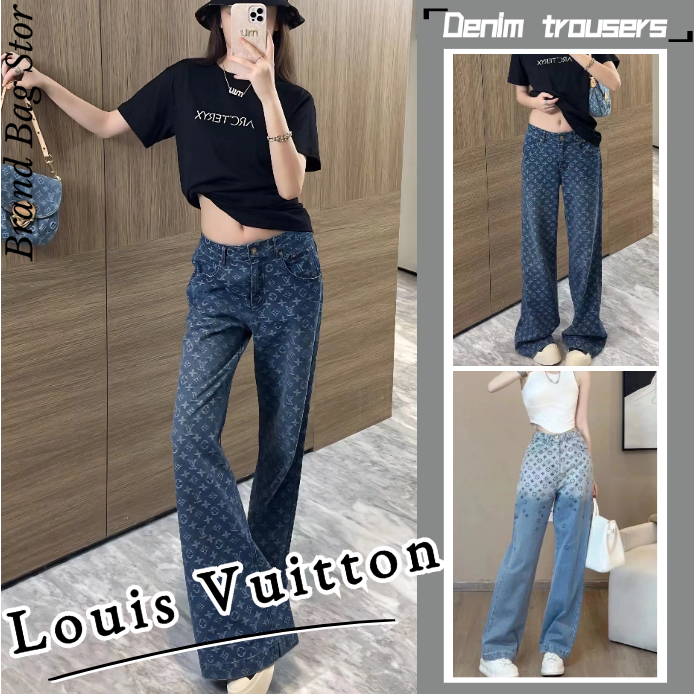 Louis Vuitton LV jeans/size please contact customer service | Shopee ...