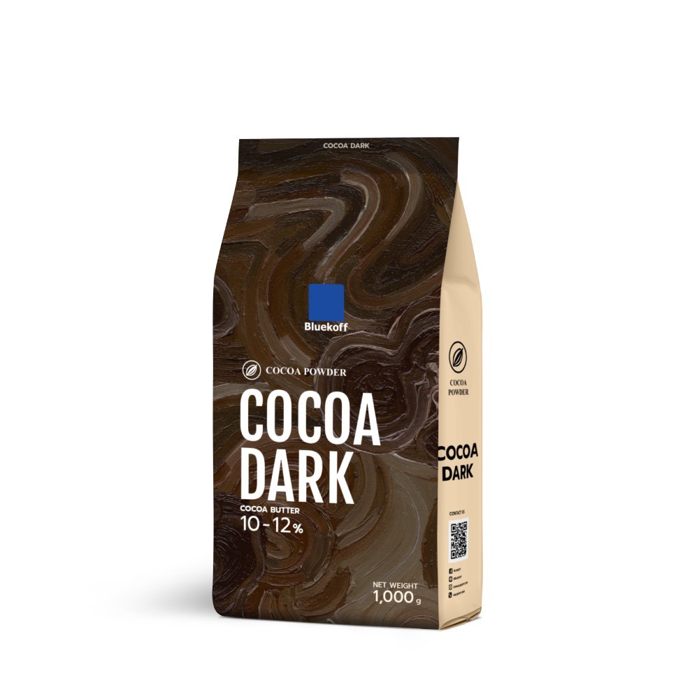 Bluekoff Cocoa Dark ผงโกโก้เข้มข้น 1 Kg. | Shopee Thailand
