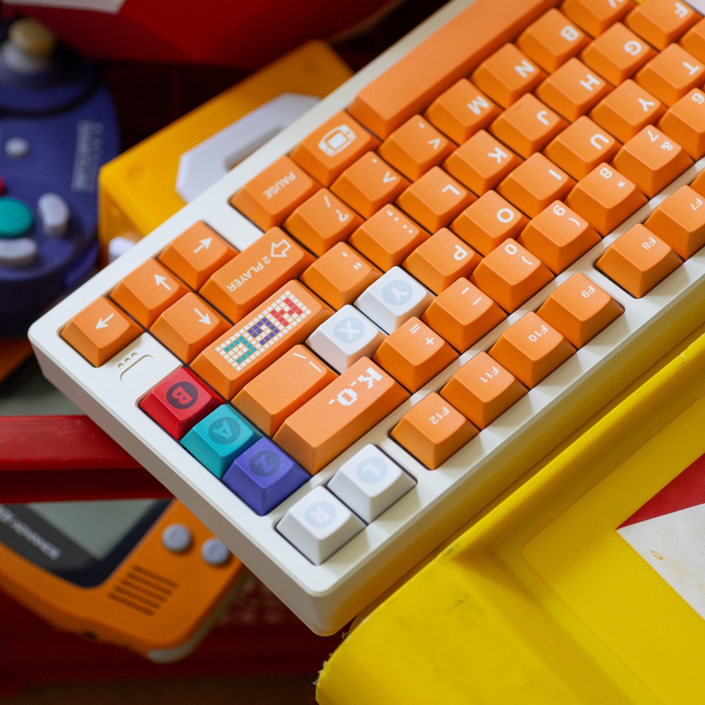 คีย์แคป FBB PBT dye sublimation NGC Orange Cherry Profile Keycap Keyset | Shopee Thailand