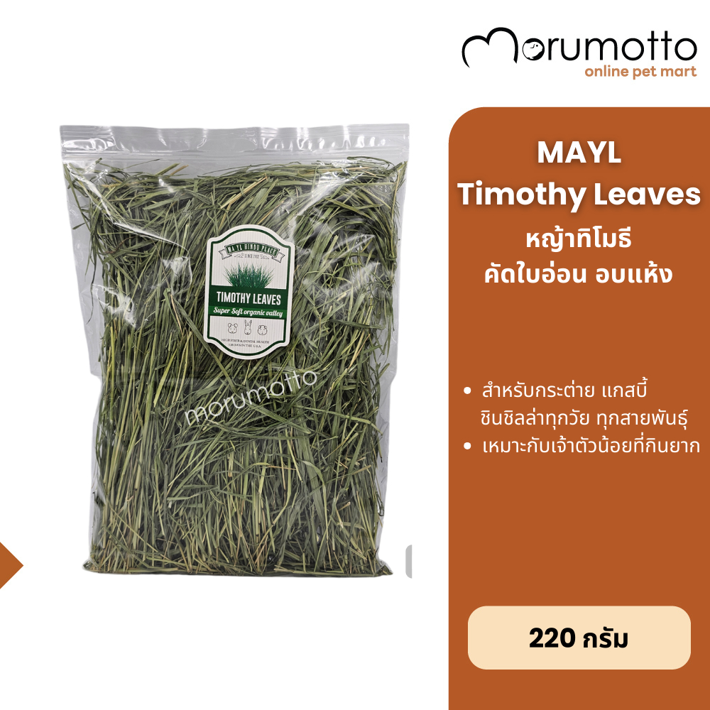 MAYL Timothy Leaves หญ้าทิมโมธีเกรดพรีเมี่ยม คัดใบอ่อน สำหรับกระต่าย แก ...