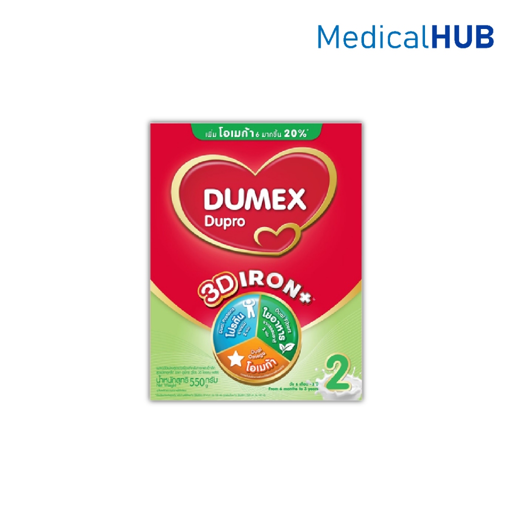 Dumex Dupro ดูเมกซ์ ดูโปร สูตร 2 นมผง สำหรับเด็ก วัย 6 เดือน - 3 ปี ...