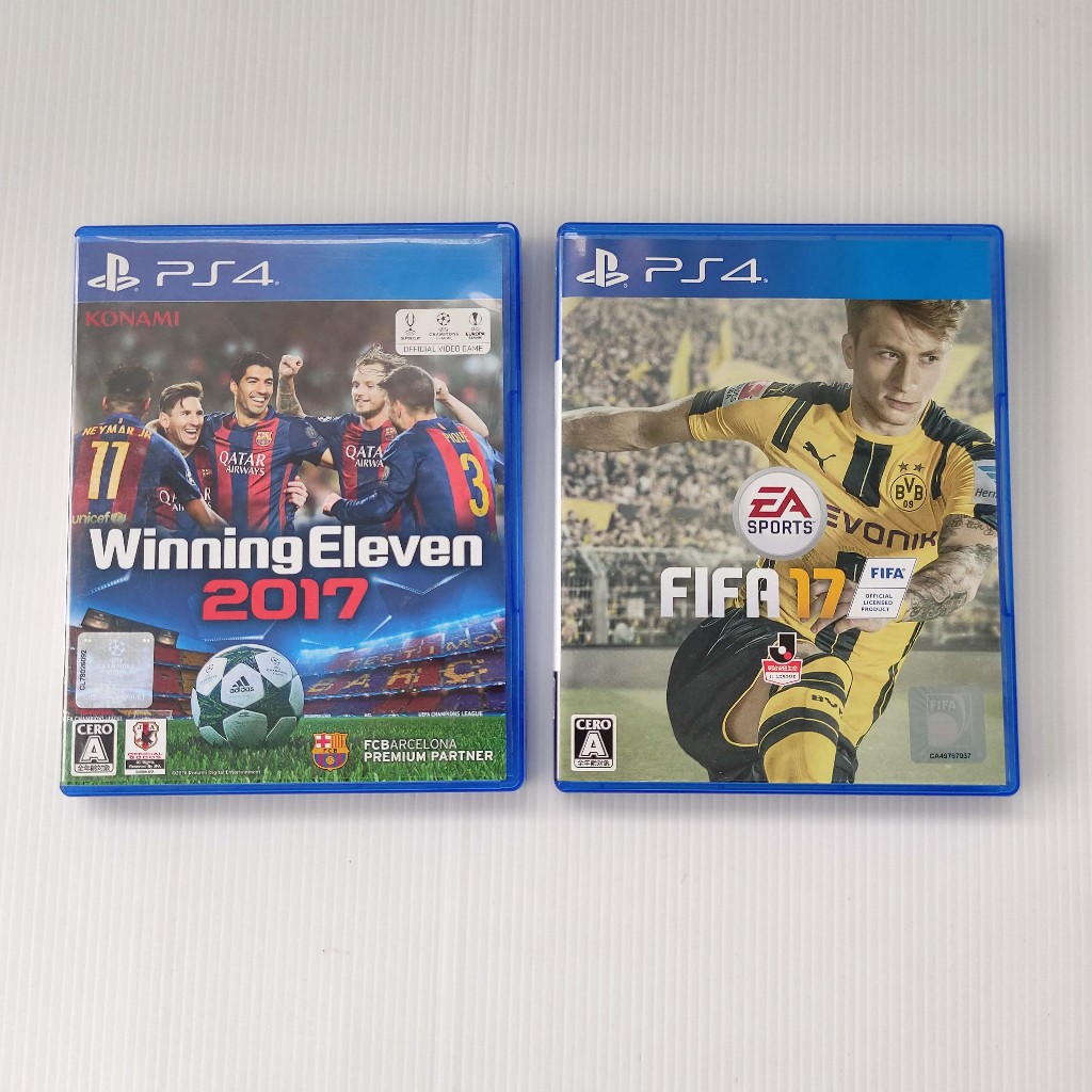 แผ่นเกม PlayStation 4 (PS4) Zone2 Jp มือ2 ,Winning Eleven 2017 ,FIFA 17 ...