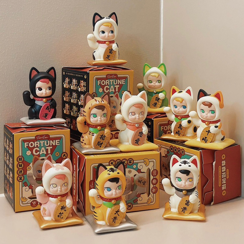(ขายแยก พร้อมส่ง) SAMSAM FORTUNE CAT BLIND BOX Lucky cat | Shopee Thailand