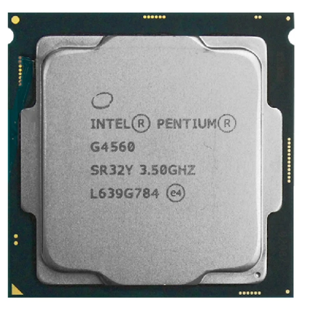CPU (ซีพียู) Intel Pentium G4560 (3.50GHz) 2C/4T LGA1151 ฟรีซิลิโคน พร้อมส่ง | Shopee Thailand