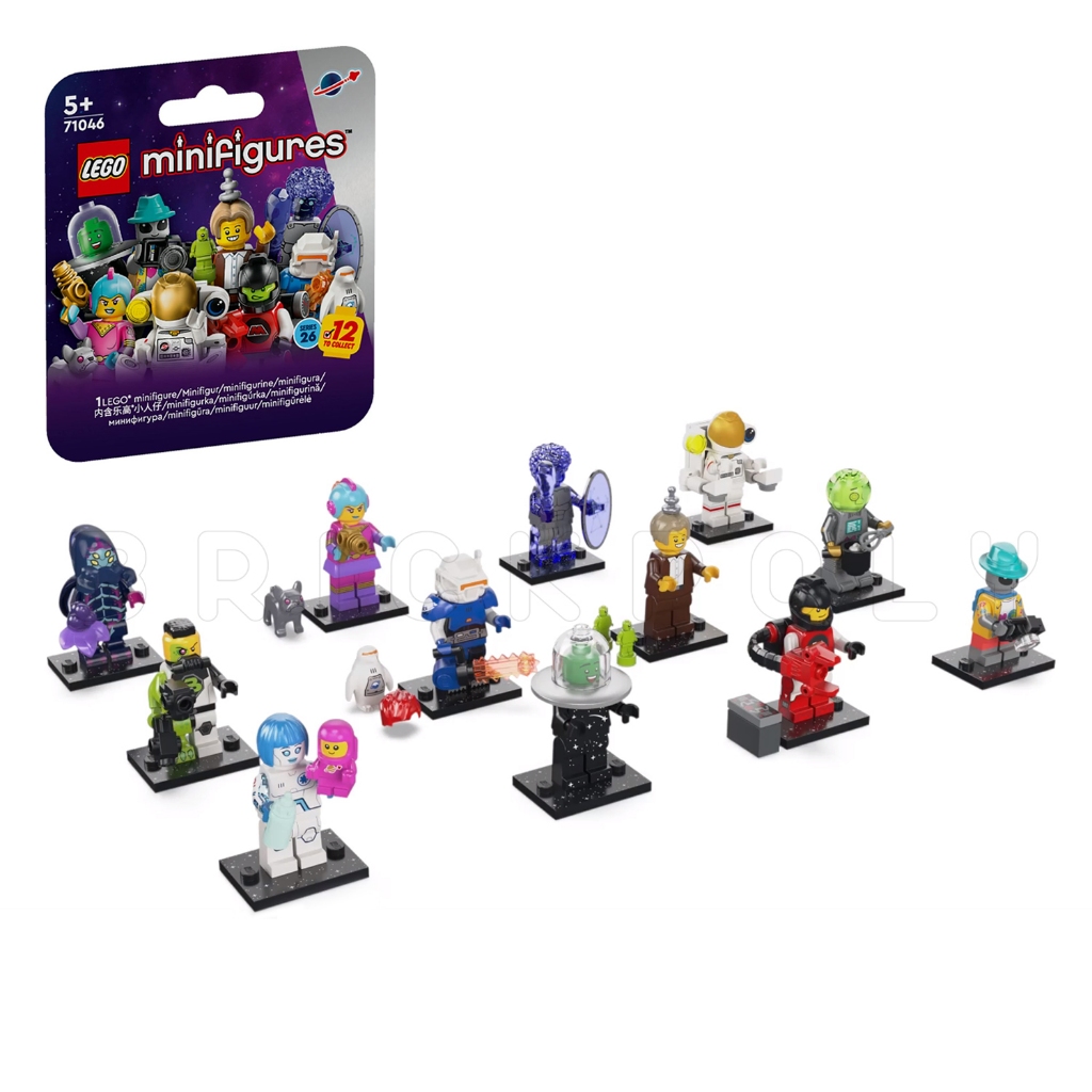 71046 : LEGO Minifigures Series 26 Space ครบชุด 12 ตัว (สินค้าถูกแพ็ค ...