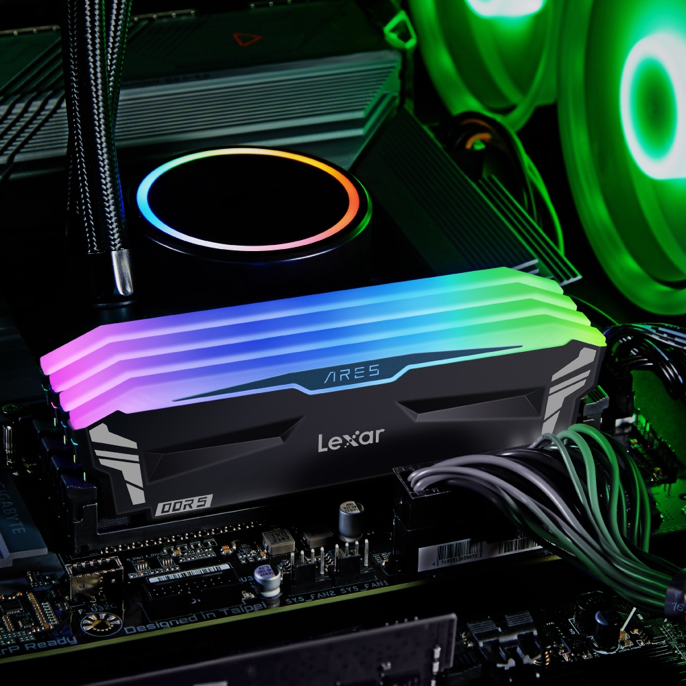 Lexar ARES RGB DDR5 6400 Desktop Memory 16GB OC+RGB White Ram For PC ...