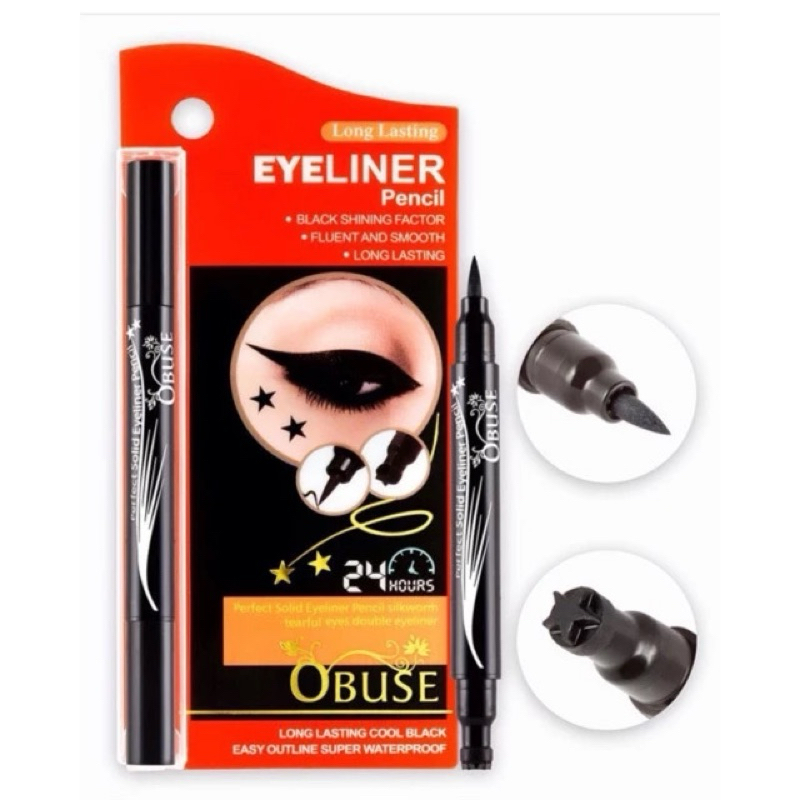 Obuse Long Lasting Eyeliner Pencil OB1199 โอบิวซ์ อายไลเนอร์ เมจิค ปั๊ม ...