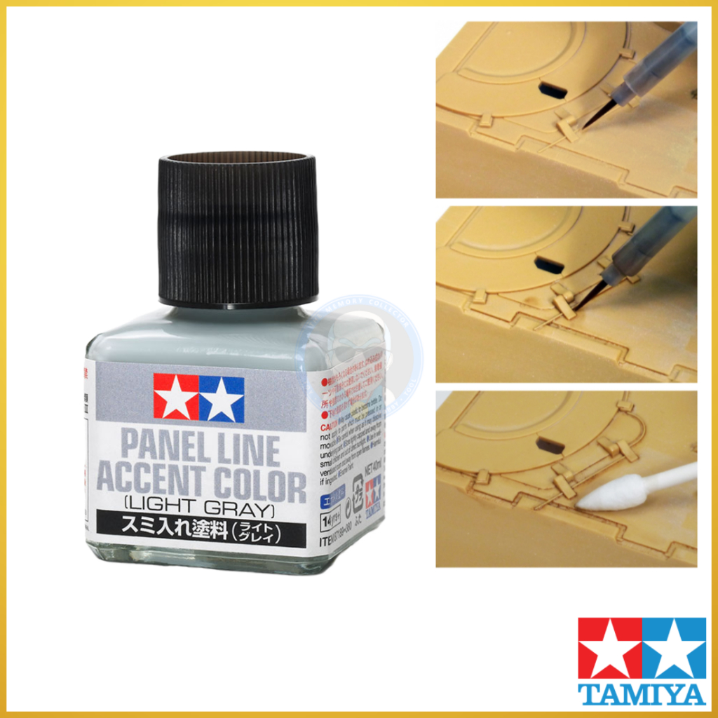 TAMIYA PANEL LINE ACCENT COLOR (LIGHT GRAY) น้ำยาตัดเส้น สีเทาอ่อน ...