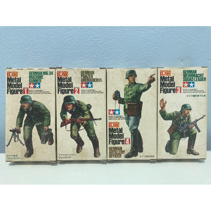 TAMIYA Metal ModelFigure1/25 GERMAN MG 34 MACHINE GUNNER - Panzer ...