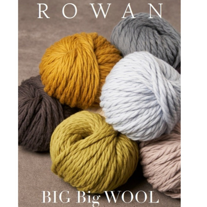 ROWAN BIG Big Wool ไหมพรม merino wool 100% made in Romania | Shopee ...